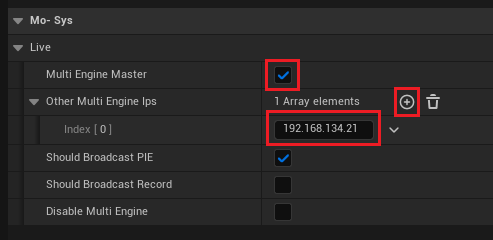 Other multiple engine IPs