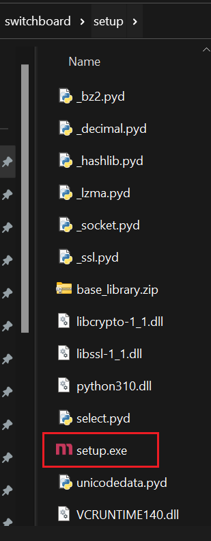 Switchboard Installer
