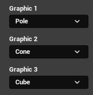 Graphic type dropdowns